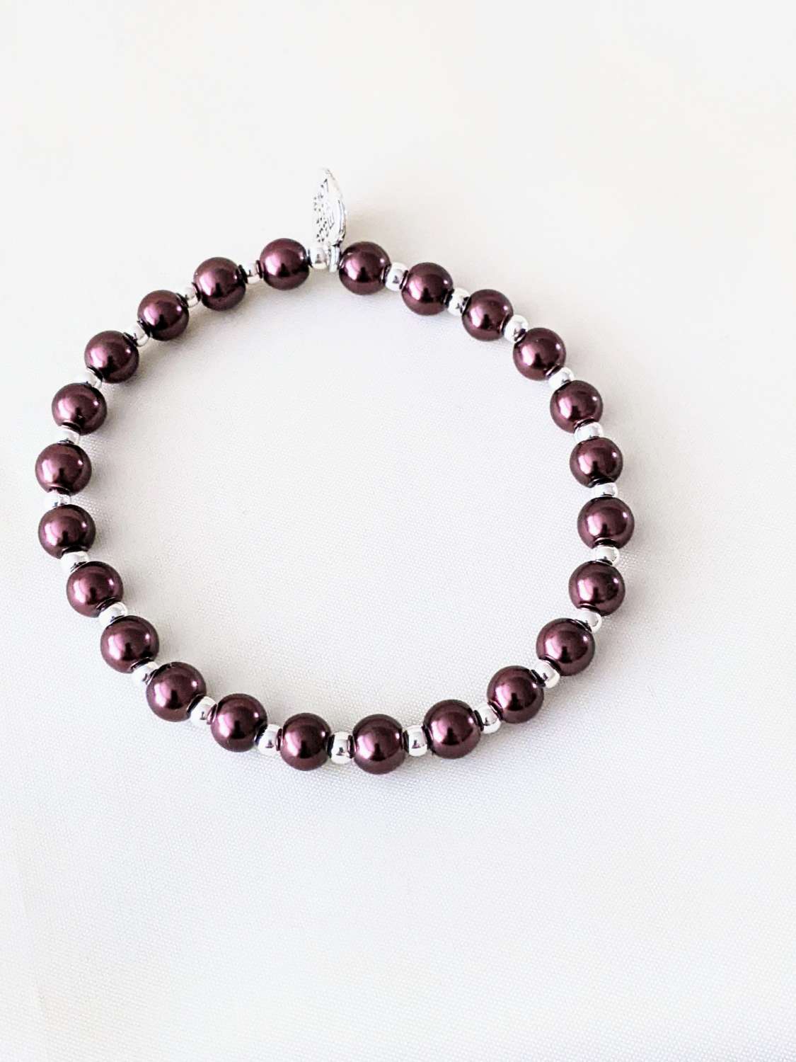 Coffee Brown Pearl Bracelet MadeMe