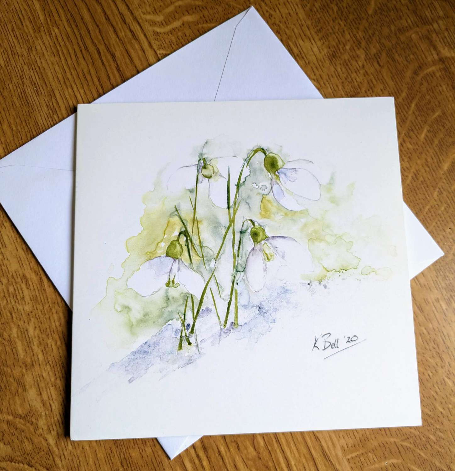 Snowdrop Card - MadeMe