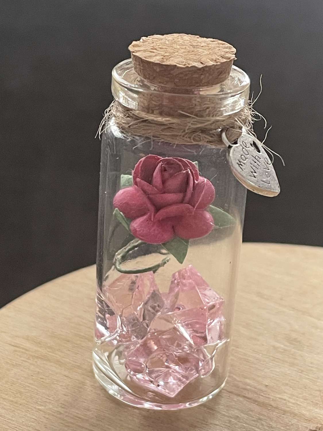 Rose in a jar store