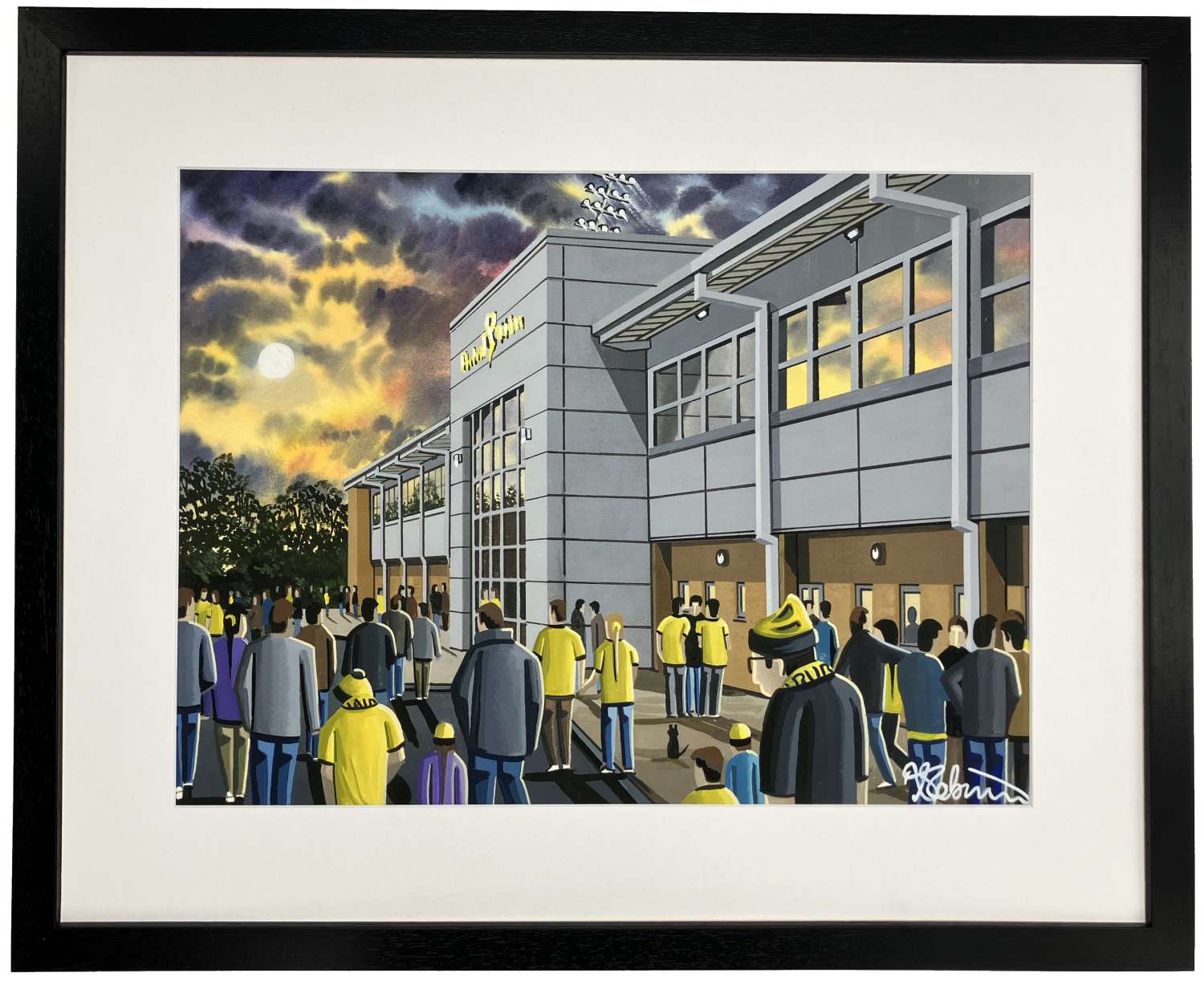 Burton Albion, Pirelli Stadium Framed Football Art Print. 20" x 16 ...
